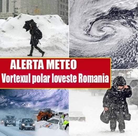 Vortex polar peste România. Prognoza ANM a fost actualizată ...