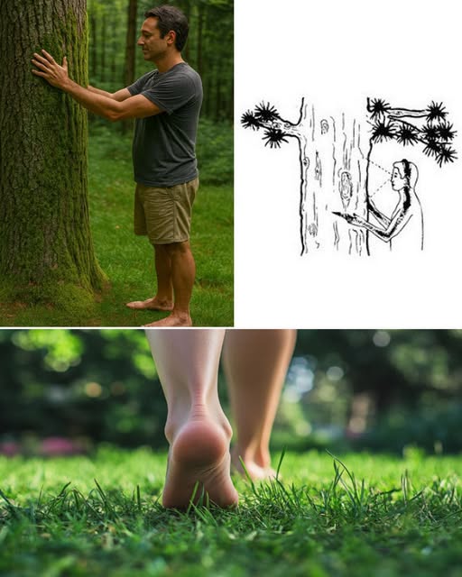 Mersul desculț și îmbrățișarea copacilor: Terapia naturală care alungă ...